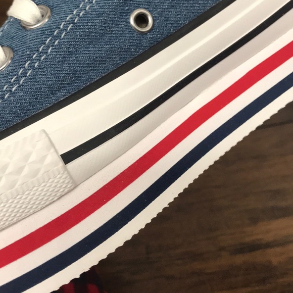 Converse | Shoes | Converse Denim High Platform Brand New | Poshmark